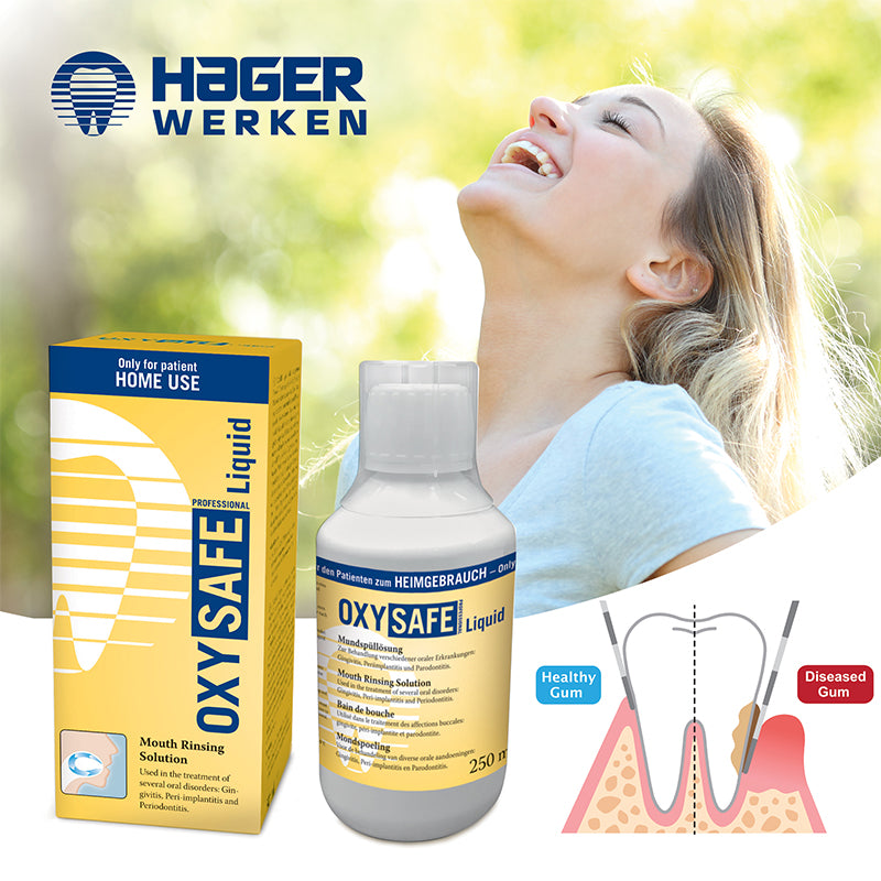 OXYSAFE Liquid Professional - вода за уста 250 ml – Miradent.bg
